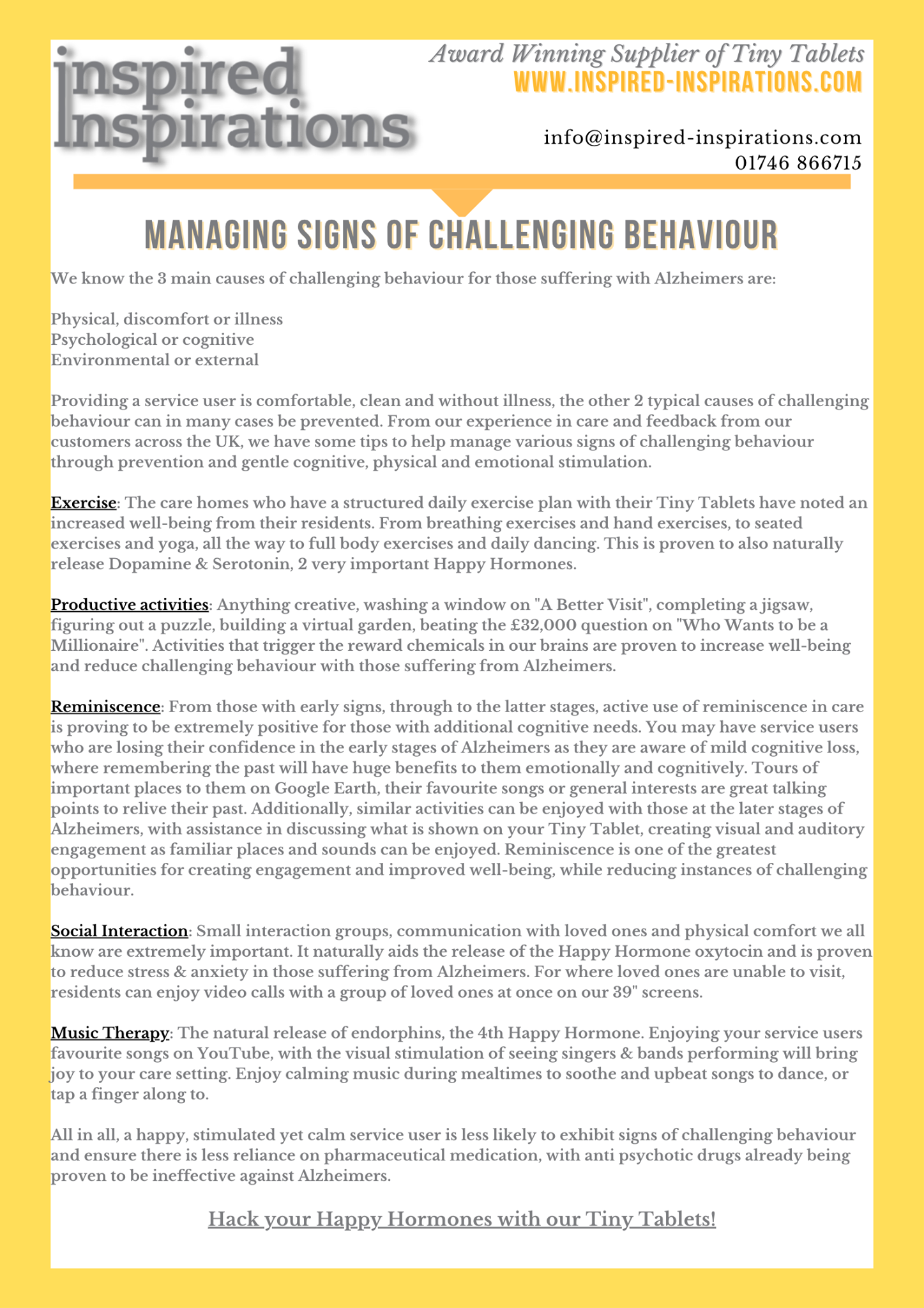 [Free Resources] How to Prevent & Manage Challenging Behaviour ...